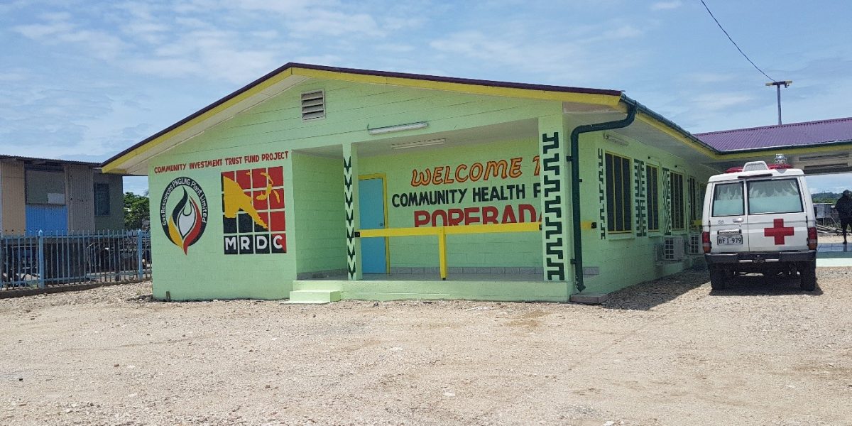 LANDCO builds new Health Centre for PNGLNG Plant site Communities - MRDC